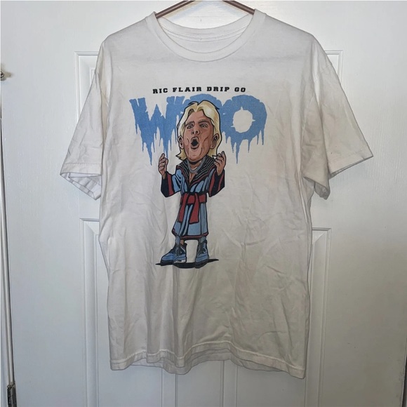 WWE | Shirts | Ric Flair Drip Go Woooo Wwe Wrestling Wrestler T Shirt ...